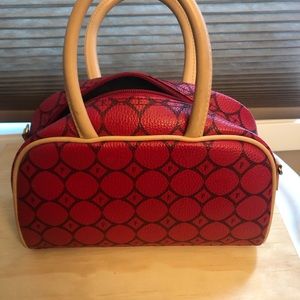 Fossil | Bags | Red Patterned Fossil Purse | Poshmark